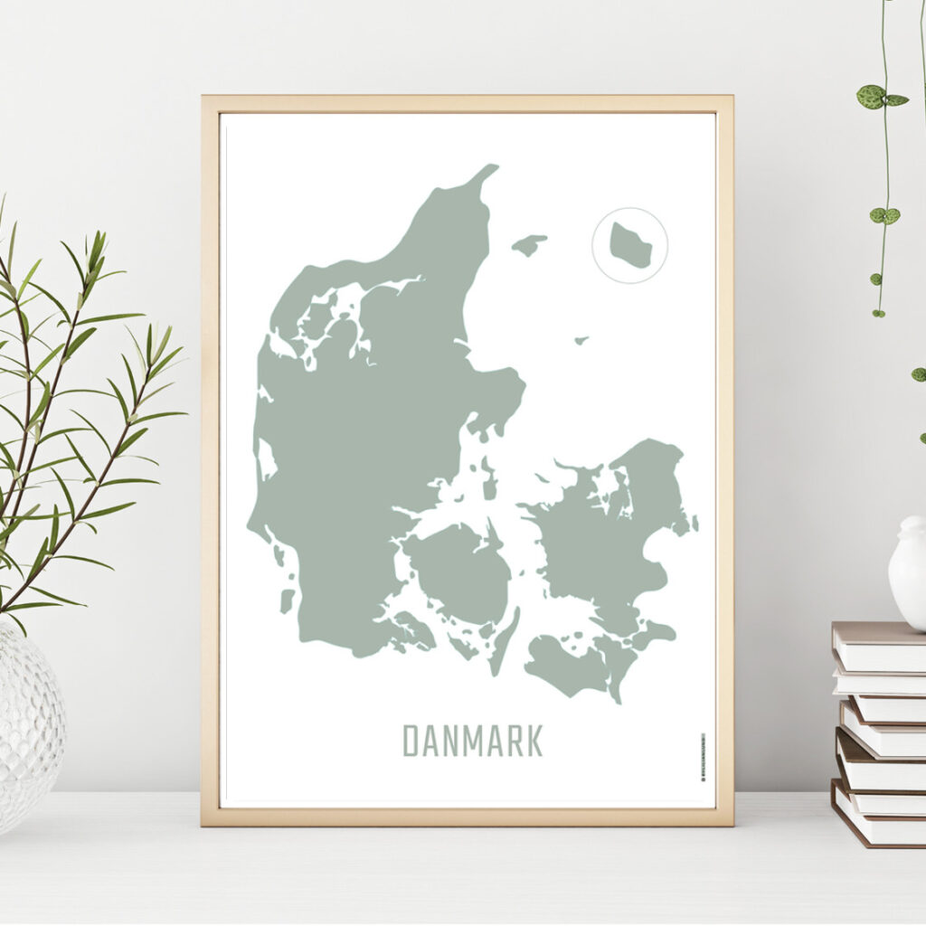“DANMARK” PLAKAT - byLILIANLUND