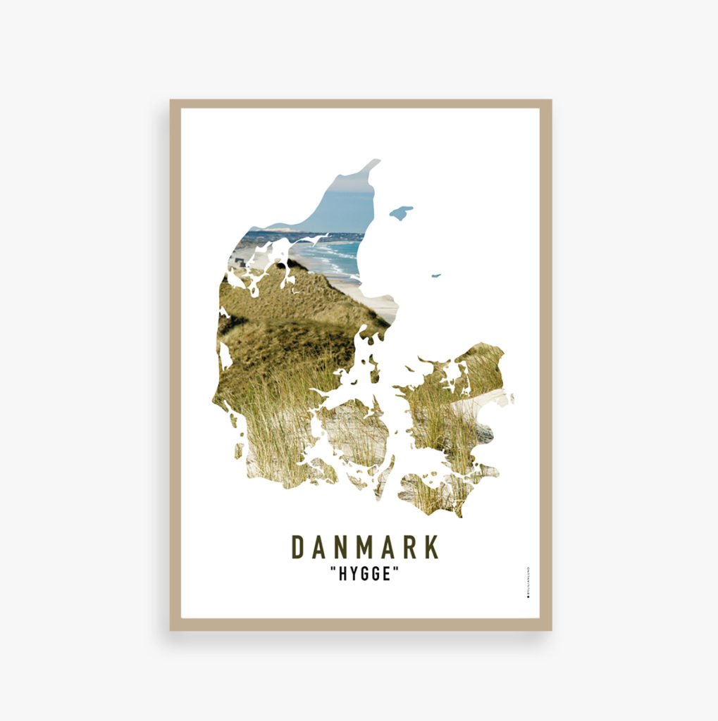 “DANMARK” PLAKAT - byLILIANLUND