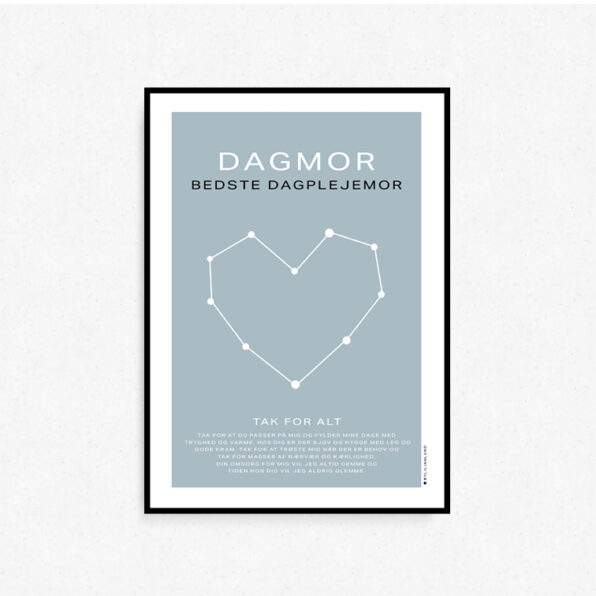 Personlig plakat til dagplejer - byLILIANLUND