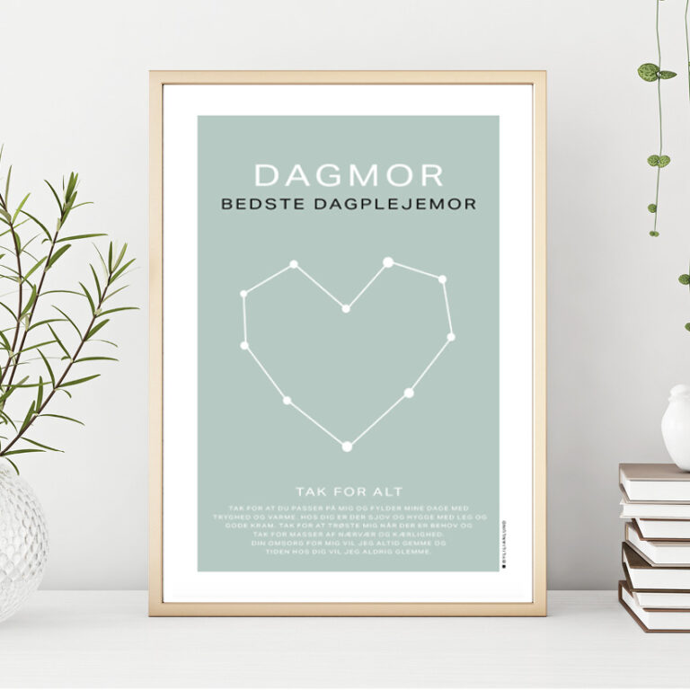 Personlig plakat til dagplejer - byLILIANLUND