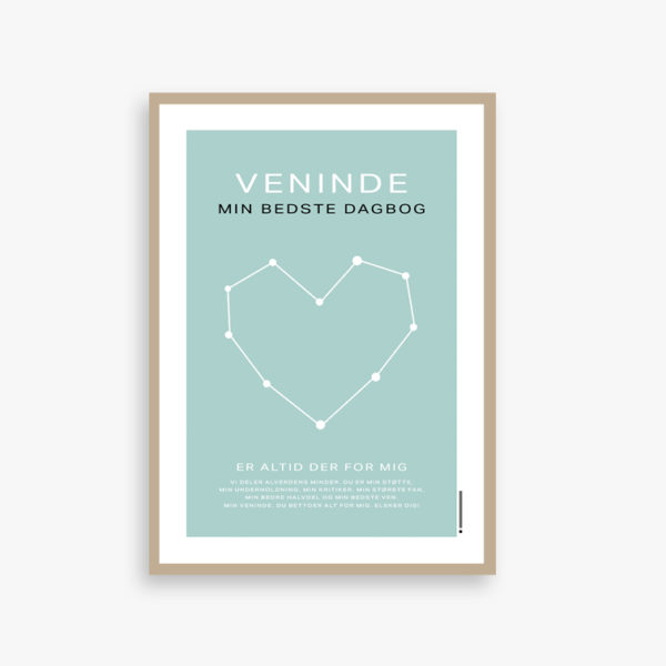 VENINDE Plakat - byLILIANLUND