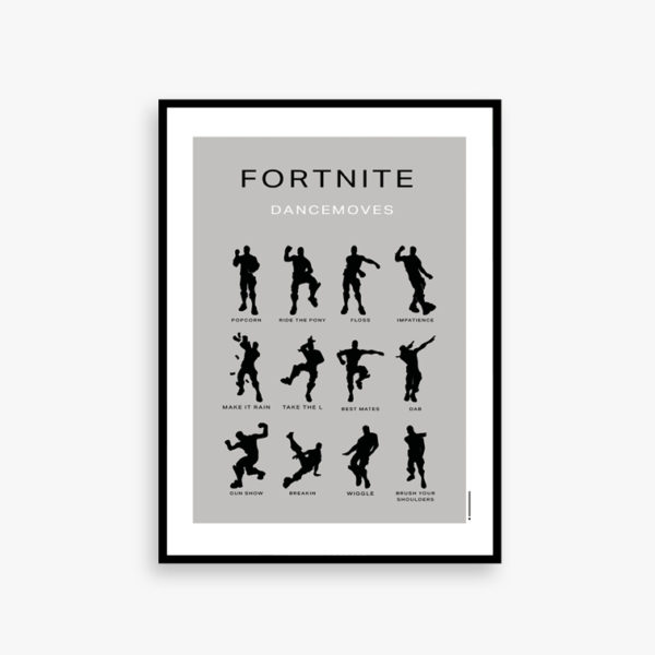 FORTNITE DANCE MOVES PLAKAT - byLILIANLUND
