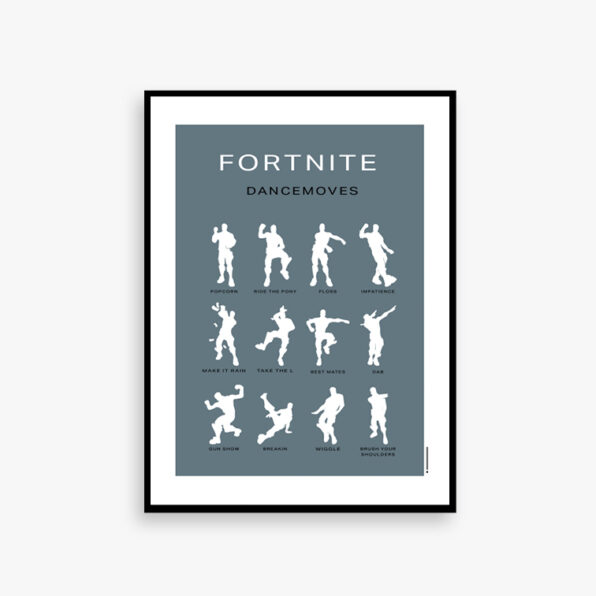 FORTNITE DANCE MOVES PLAKAT - byLILIANLUND