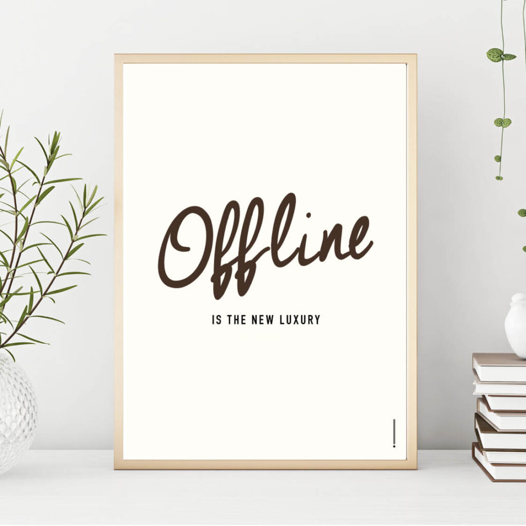 Offline is the new luxury – the wificode is - byLILIANLUND